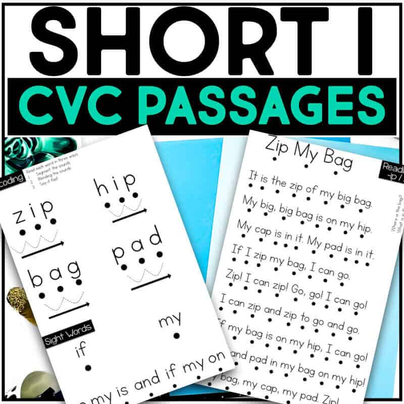 Short I Phonics Passages
