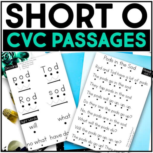 Phonics Passages by CVC Word Family Phonics Readers