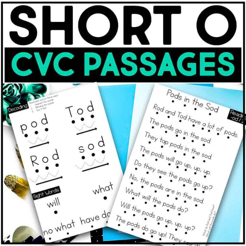 Short O Phonics Passages