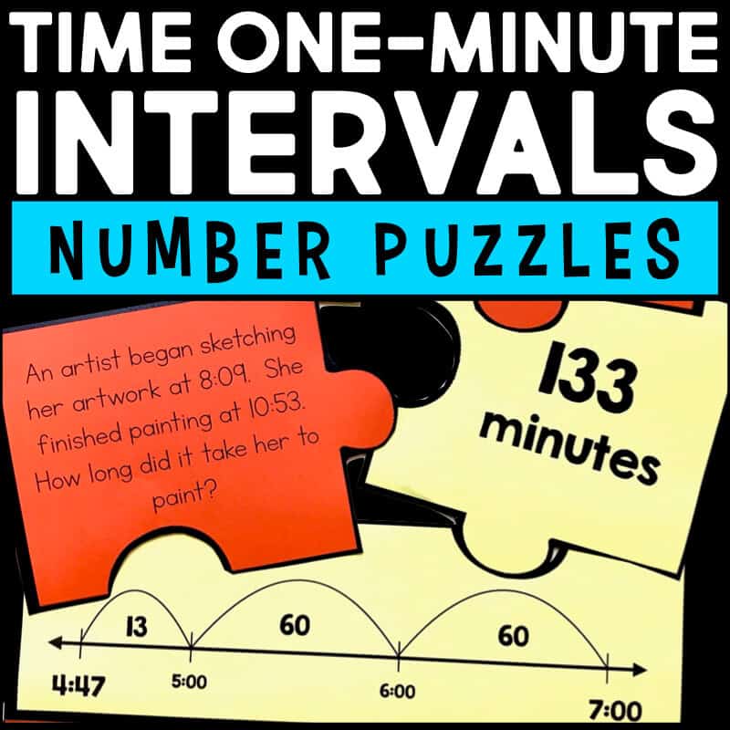 Time to the Nearest Minute &Interval Time Number Puzzles - MD 1
