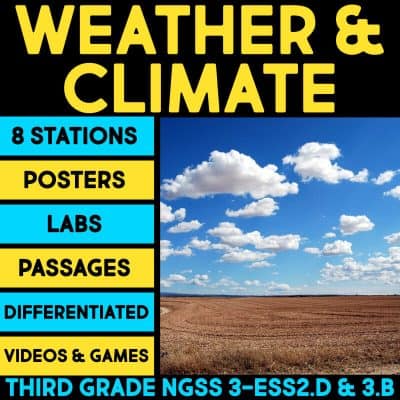 Weather and Climate Third Grade Science Stations