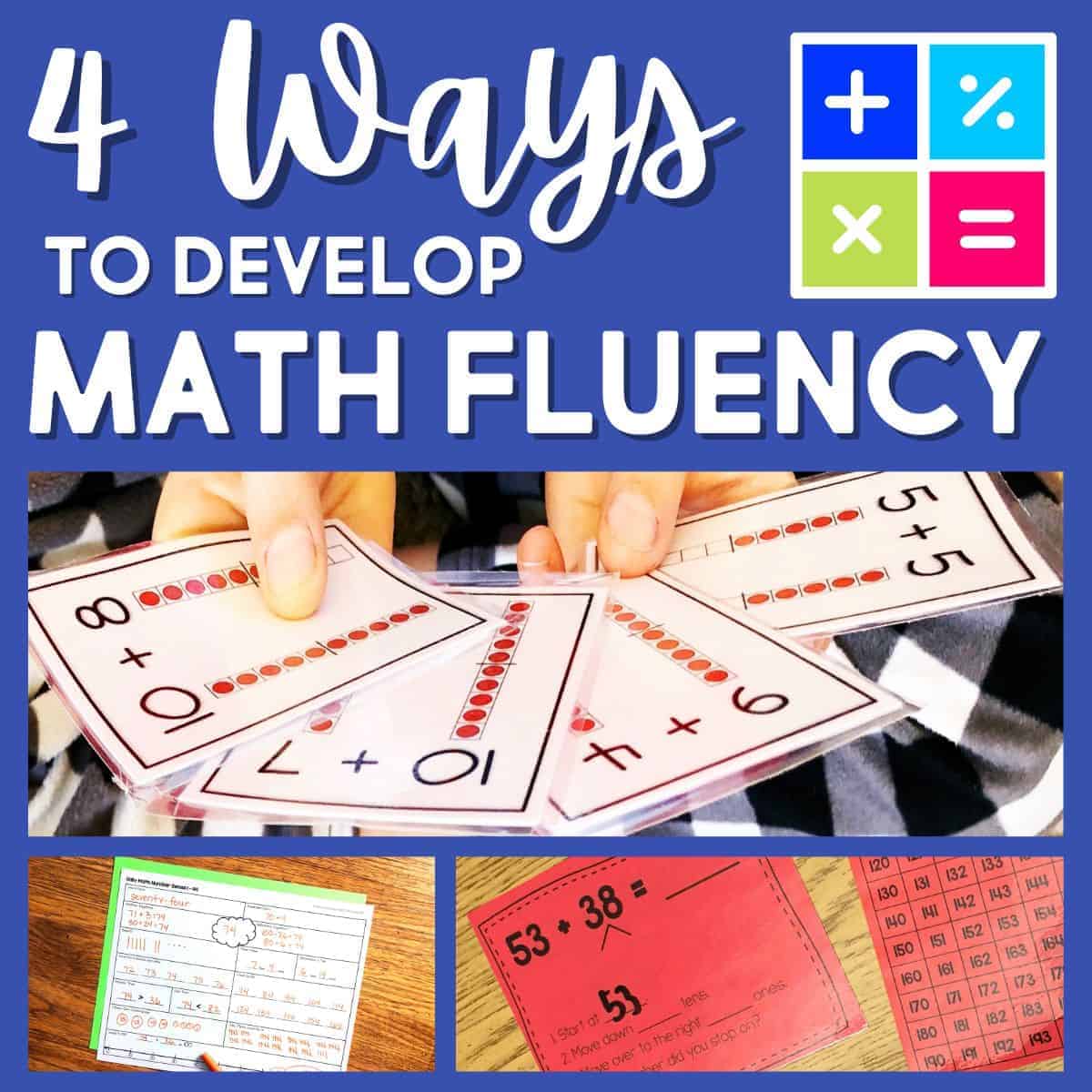 4 Ways to Develop Math Fluency