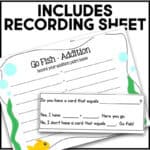 Addition Go Fish Game