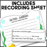 Addition Go Fish Game