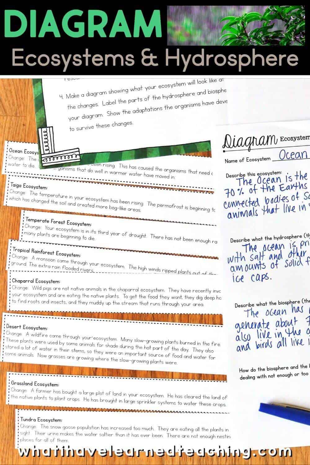 Earth's Spheres & Systems 5th Grade Science Centers
