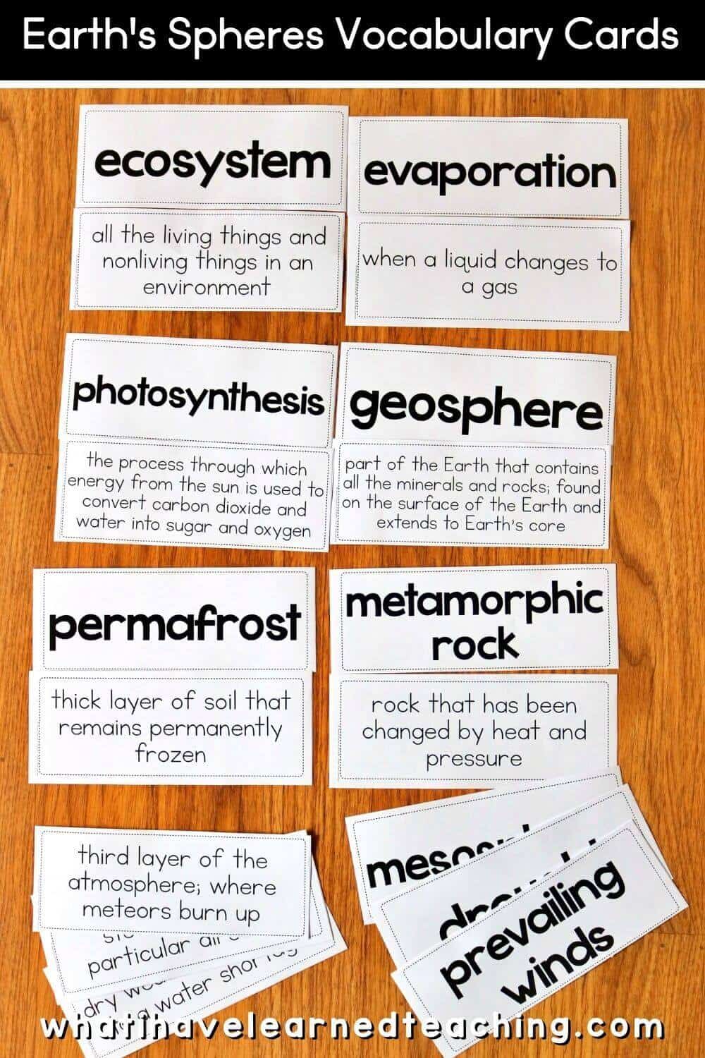 Earth's Spheres & Systems 5th Grade Science Centers