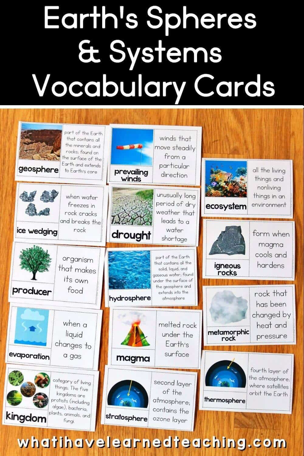 Earth's Spheres & Systems 5th Grade Science Centers