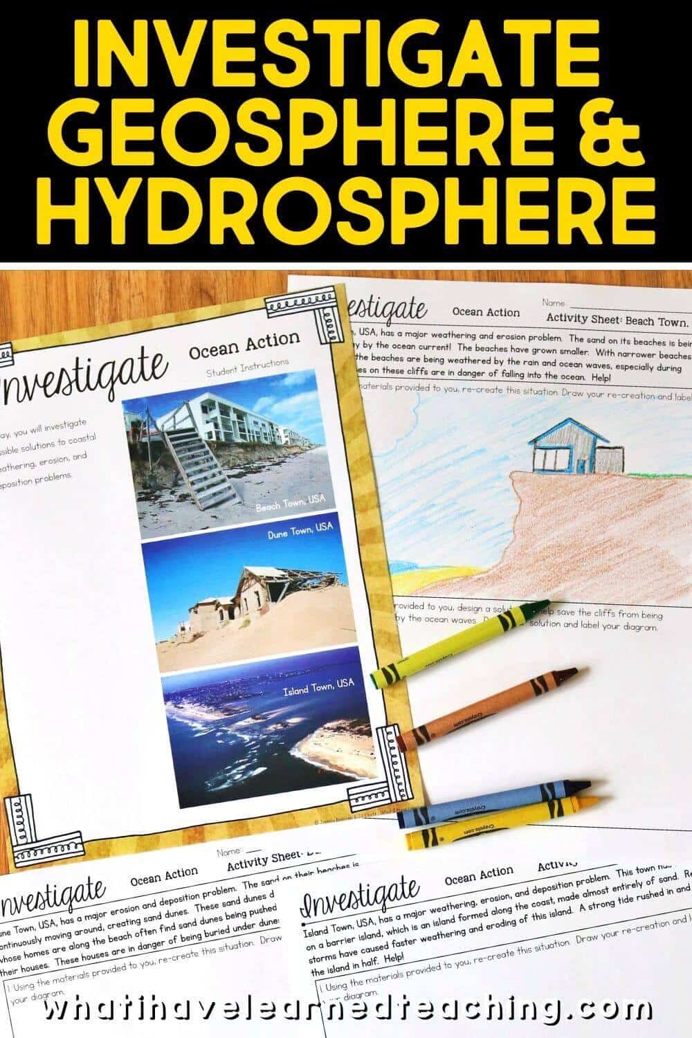 Earth's Spheres & Systems 5th Grade Science Centers