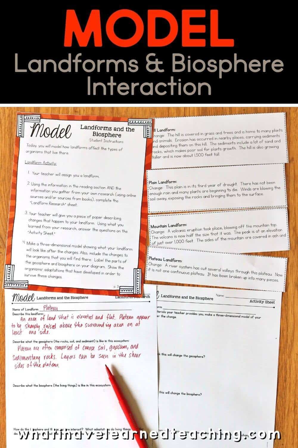 Earth's Spheres & Systems 5th Grade Science Centers