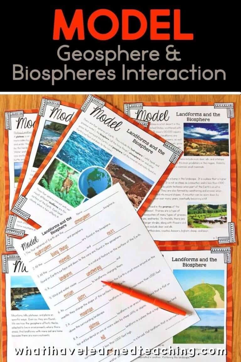 Earth's Spheres & Systems 5th Grade Science Centers