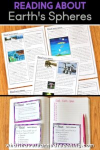 Earth’s Spheres Science Stations for 5th Grade