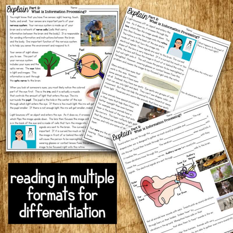 Information Processing 5E NGSS Science Unit Plan