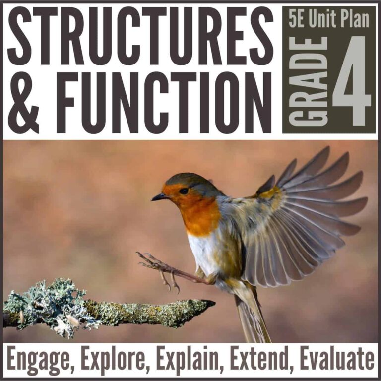 Structures and Functions 5E NGSS Science Unit