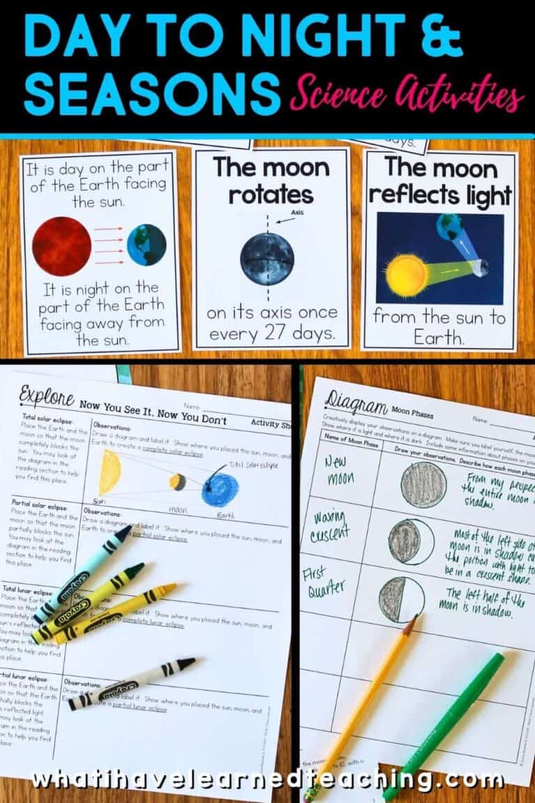 Earth's Place in the Universe Day and Night Activities