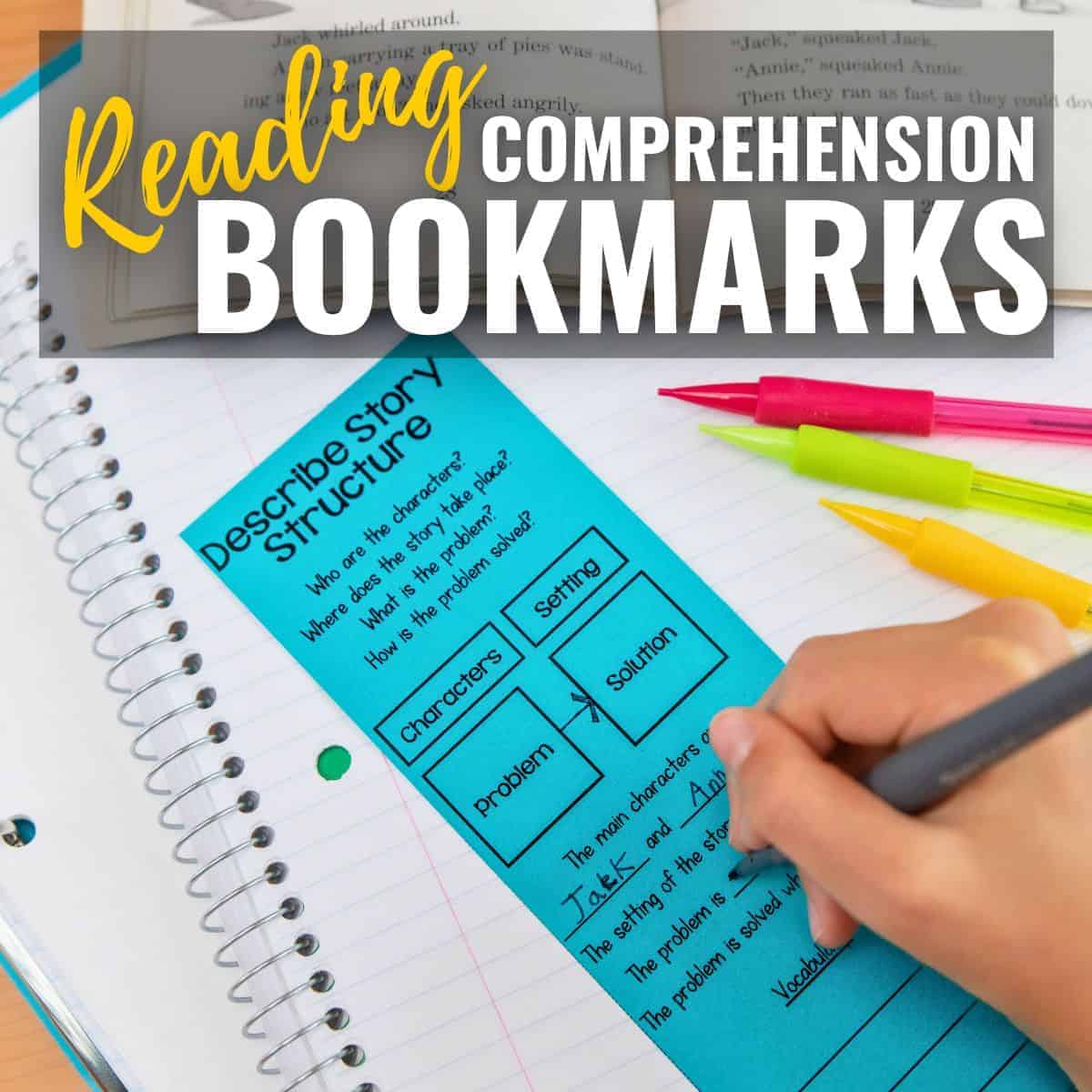 Reading Comprehension Bookmarks to Support Academic Language