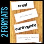 4th Grade Science Vocabulary Cards & Big Idea Posters for NGSS