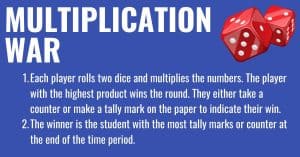 6 Multiplication Dice Games to Practice Math Facts