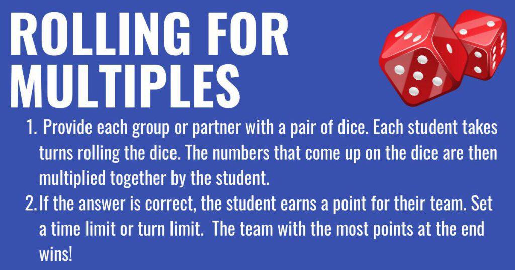 6 Multiplication Dice Games to Practice Math Facts