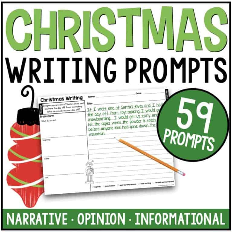 68 Christmas Writing Prompts for Kids Organized by Writing Genre