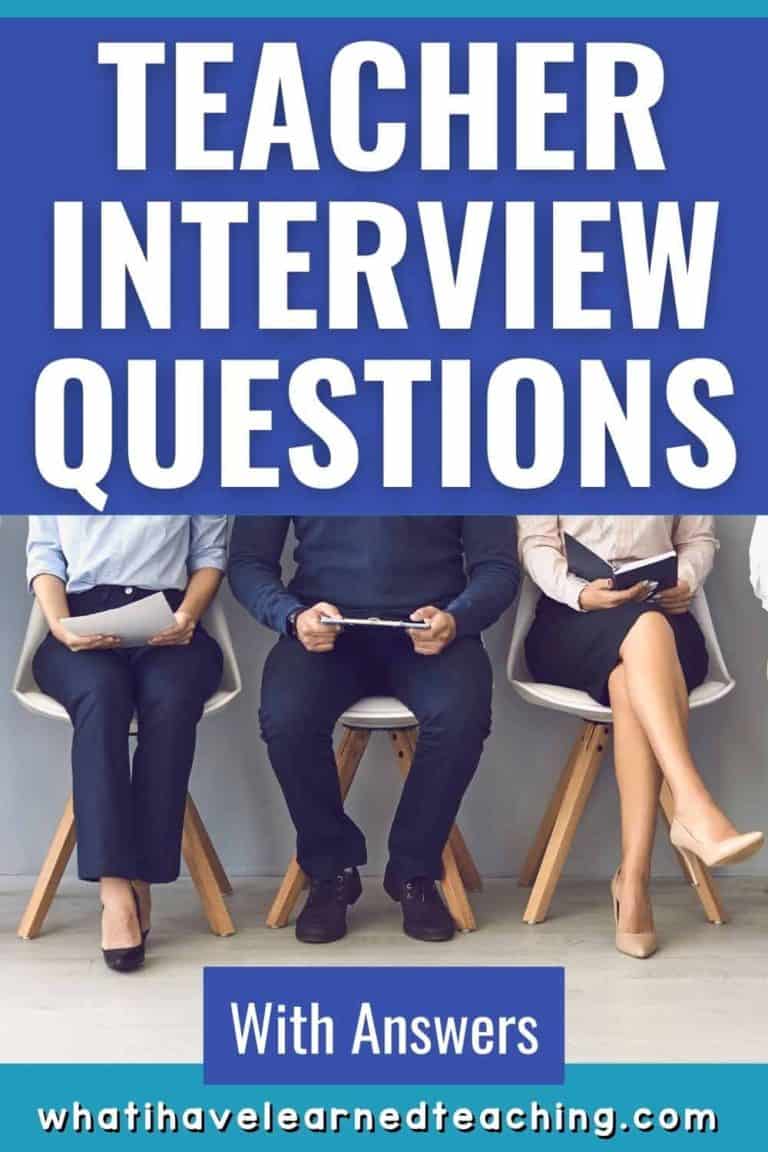 38 Top Teaching Job Interview Questions with Answers