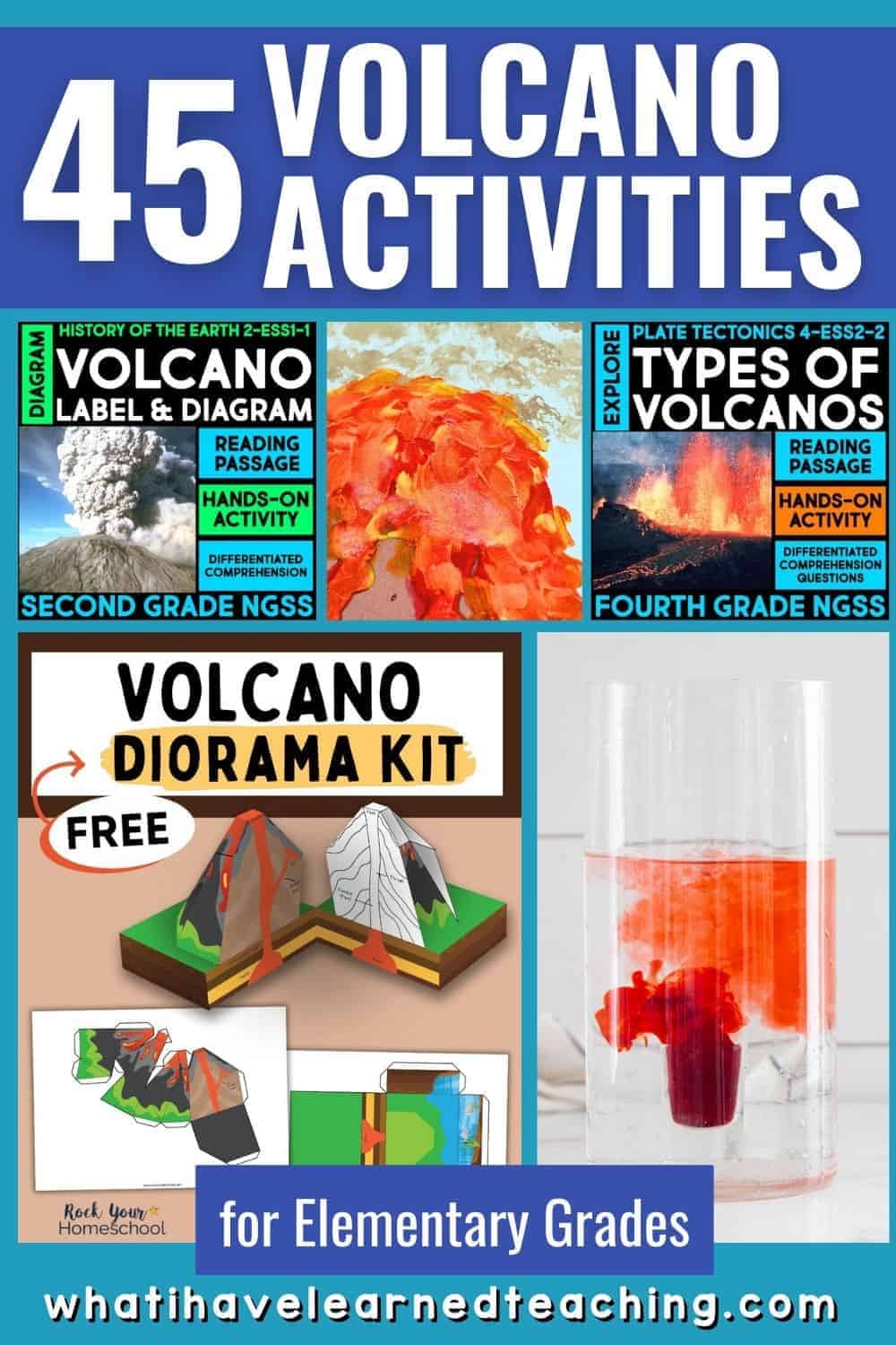 45 Volcano Activities for 2nd Grade & 4th Grade Students
