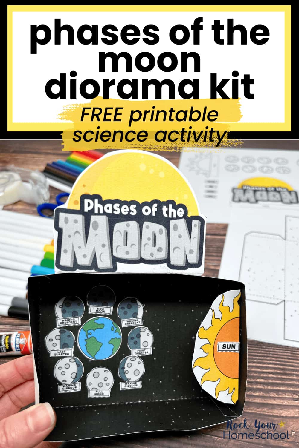 Phases of the Moon Projects for Kids