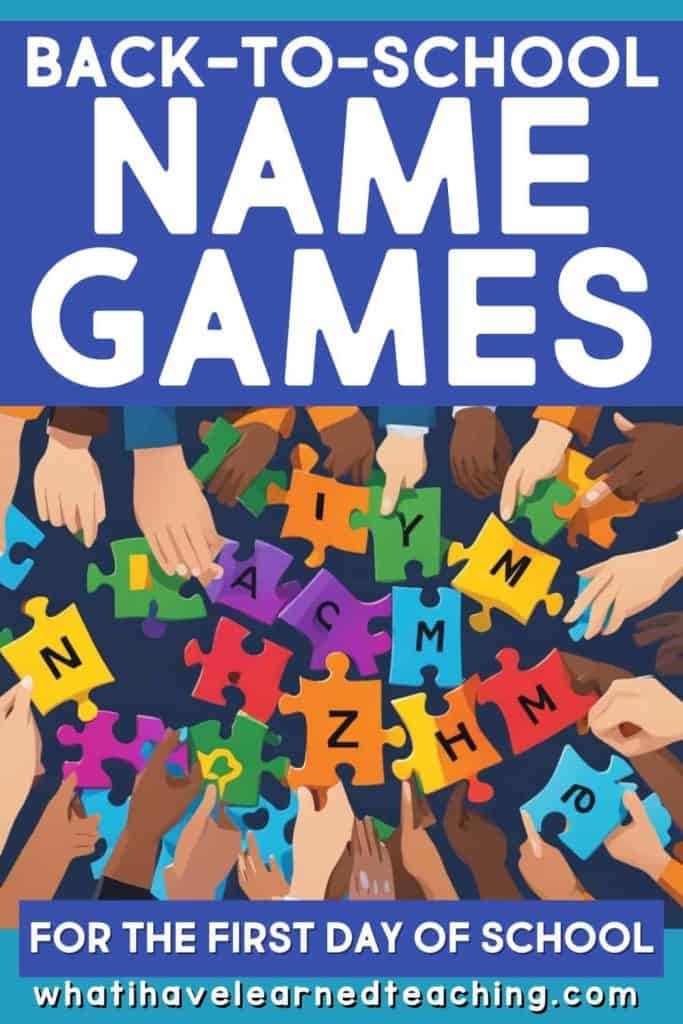 37 Fun Name Games For the First Day of School