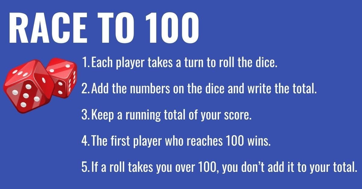 13 Engaging Addition & Subtraction Games with Dice