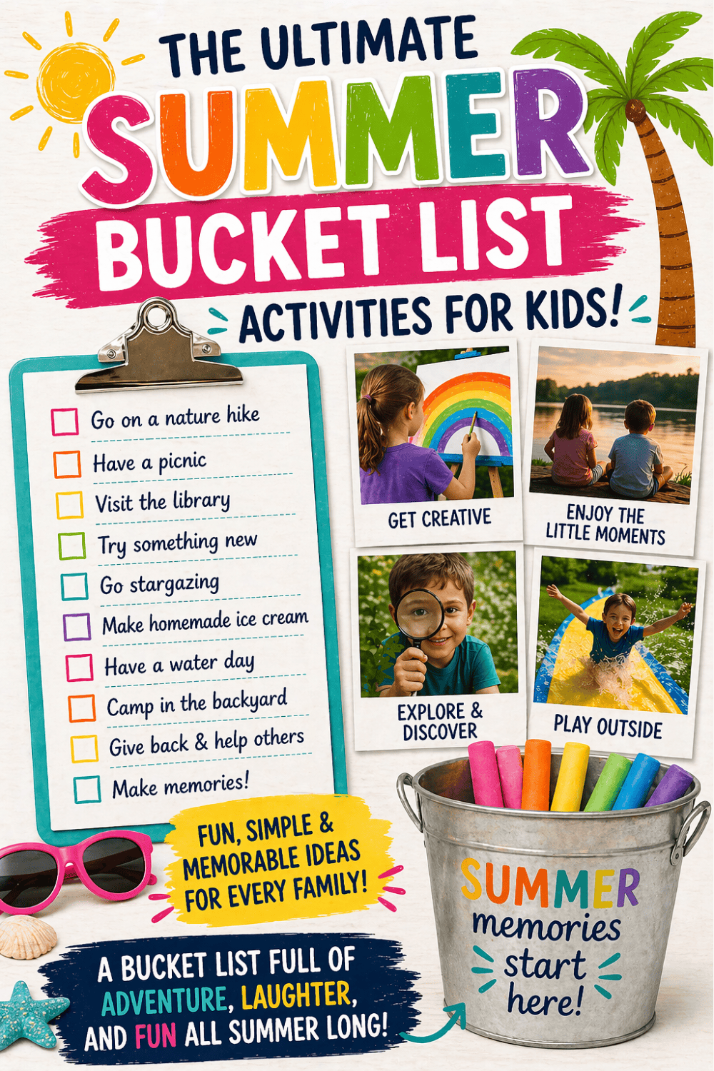Summer Bucket List Activities for Kids