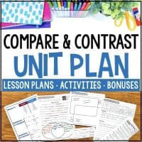 Compare and Contrast Paragraphs & Reading Passages, Comprehension ...
