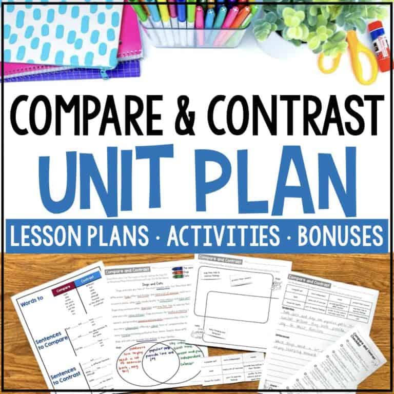 How to Teach Compare and Contrast in Elementary Grades