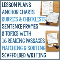 Compare and Contrast Paragraphs & Reading Passages, Comprehension ...