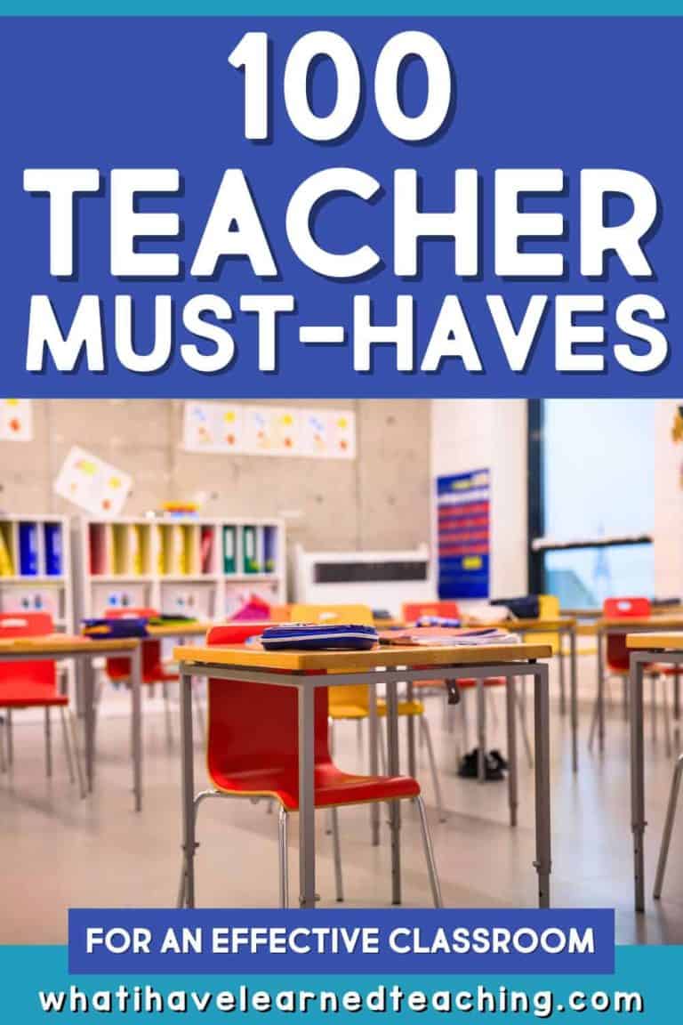Top 100 Teacher Must-Haves for an Effective Classroom