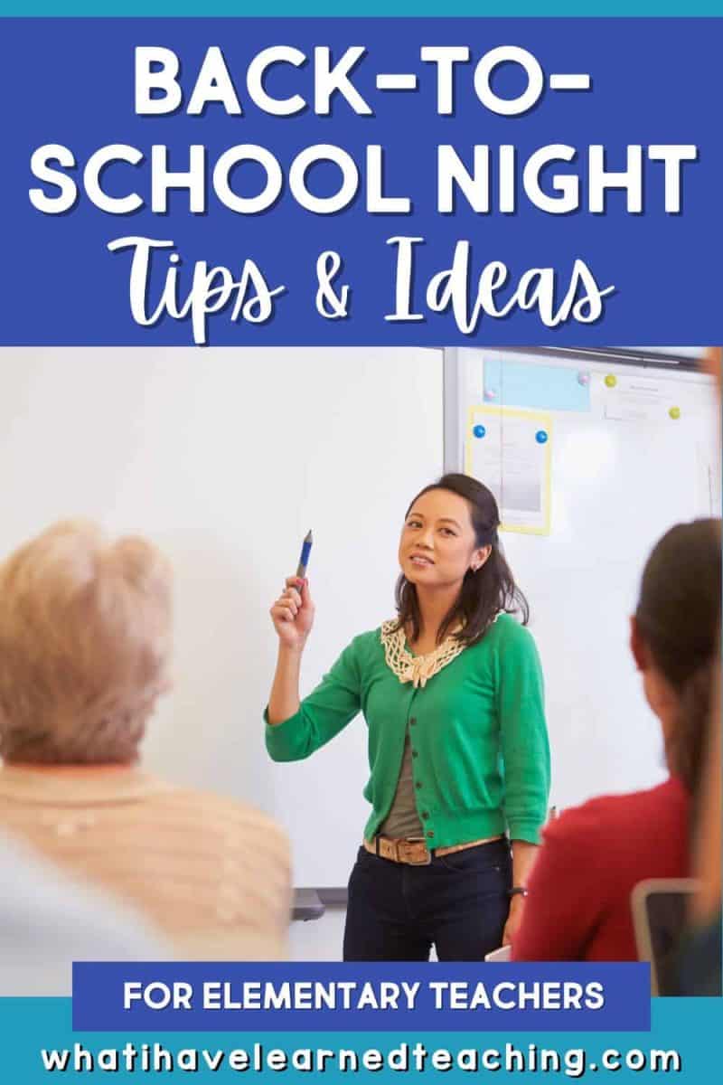 Making the Most of Back to School Night