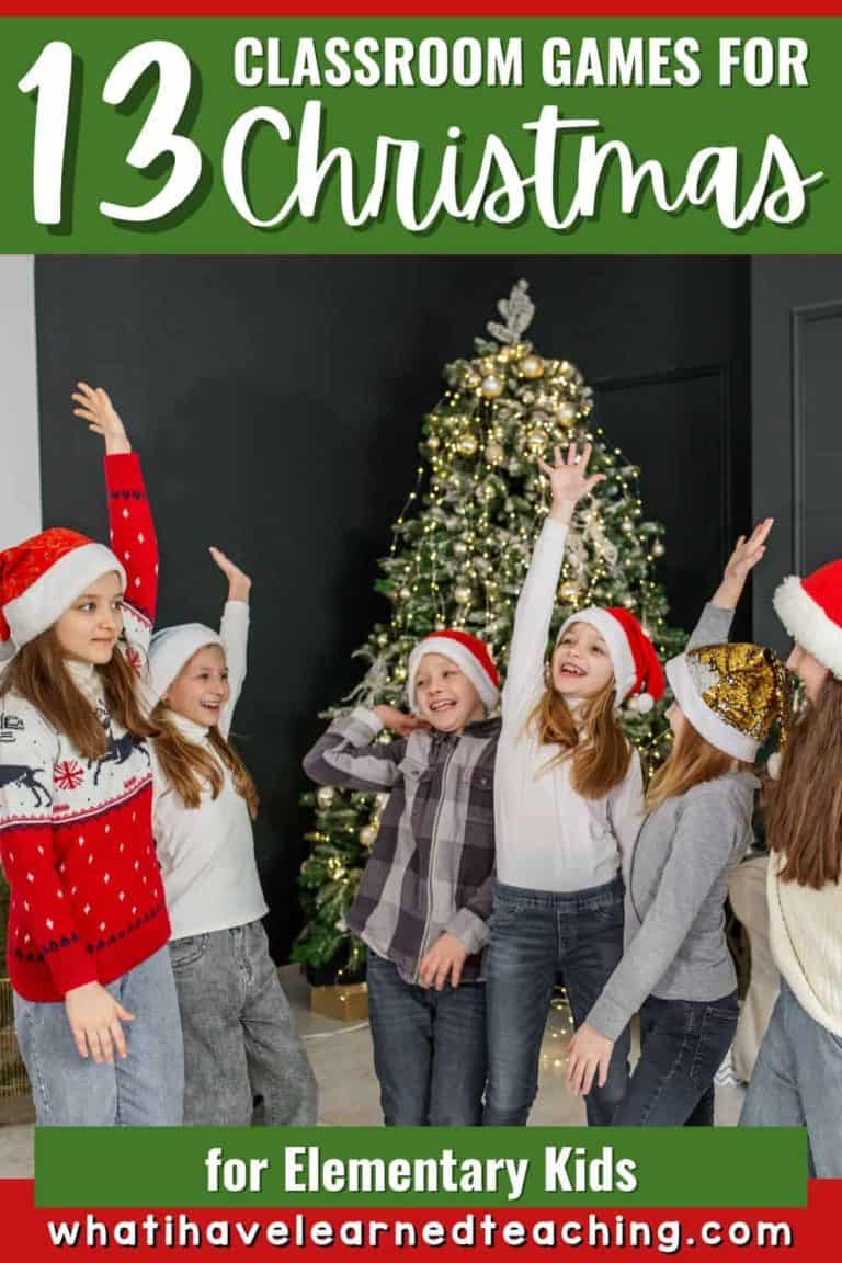 13 Christmas Party Games for Elementary Classrooms
