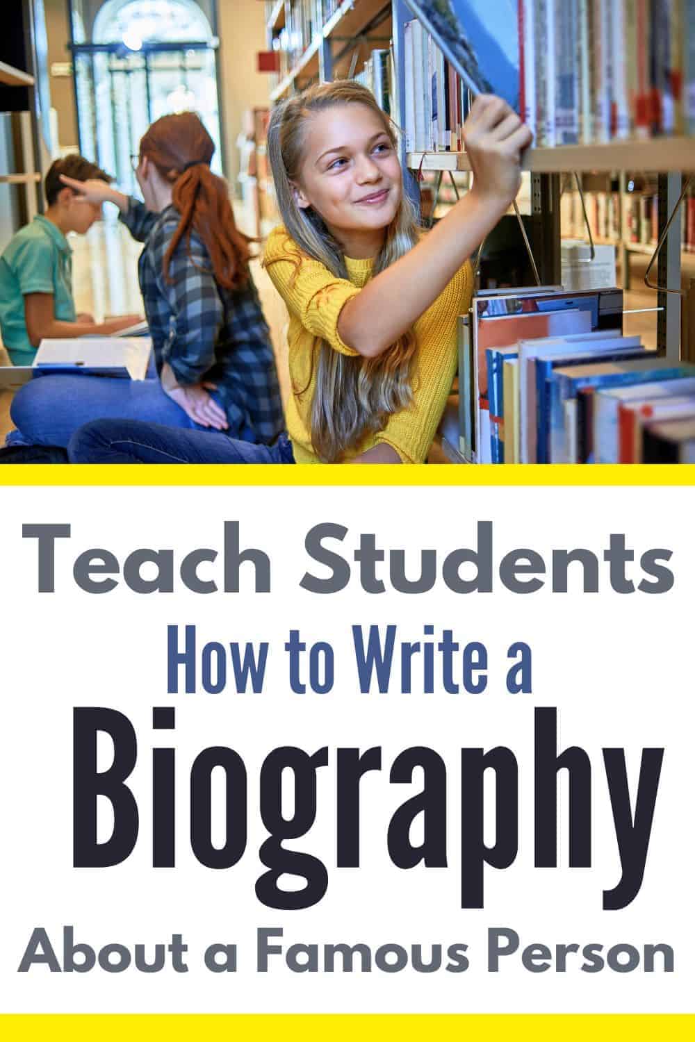 How to Write a Biography About a Famous Person