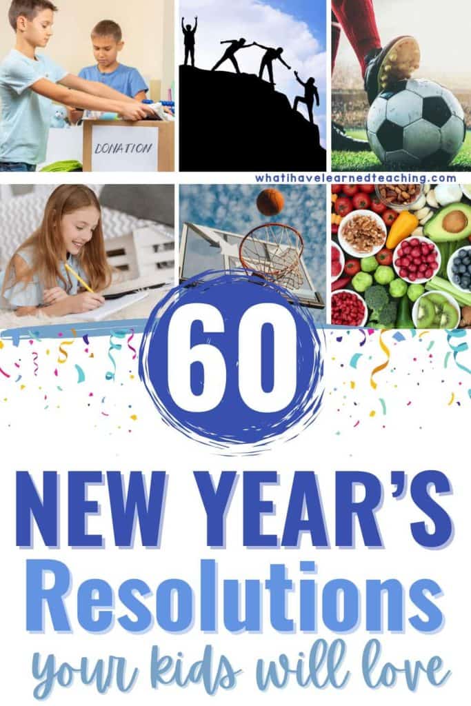 60 New Year's Resolutions for Kids Easy Goal Setting Lessons