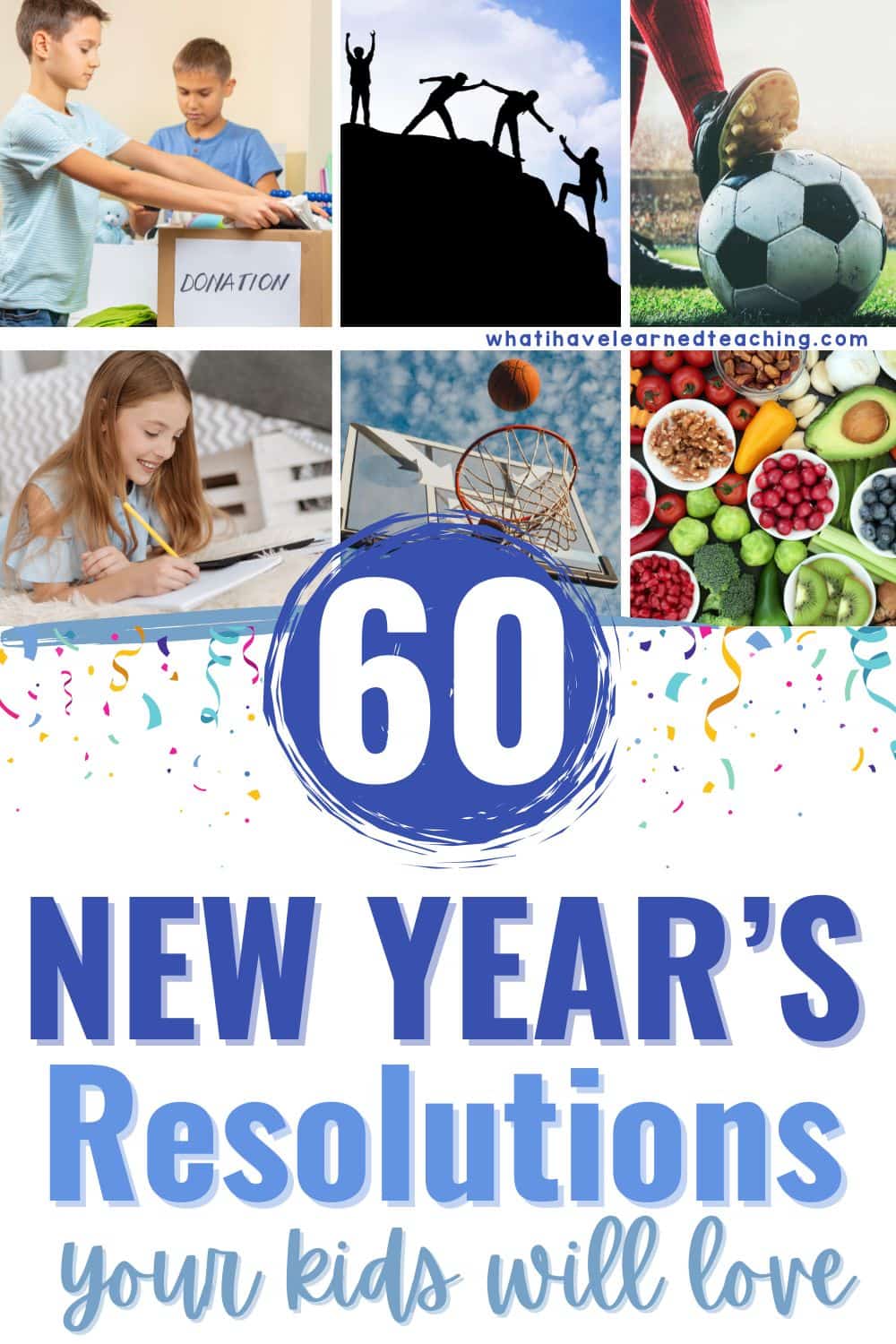 60 New Year's Resolutions for Kids Easy Goal Setting Lessons