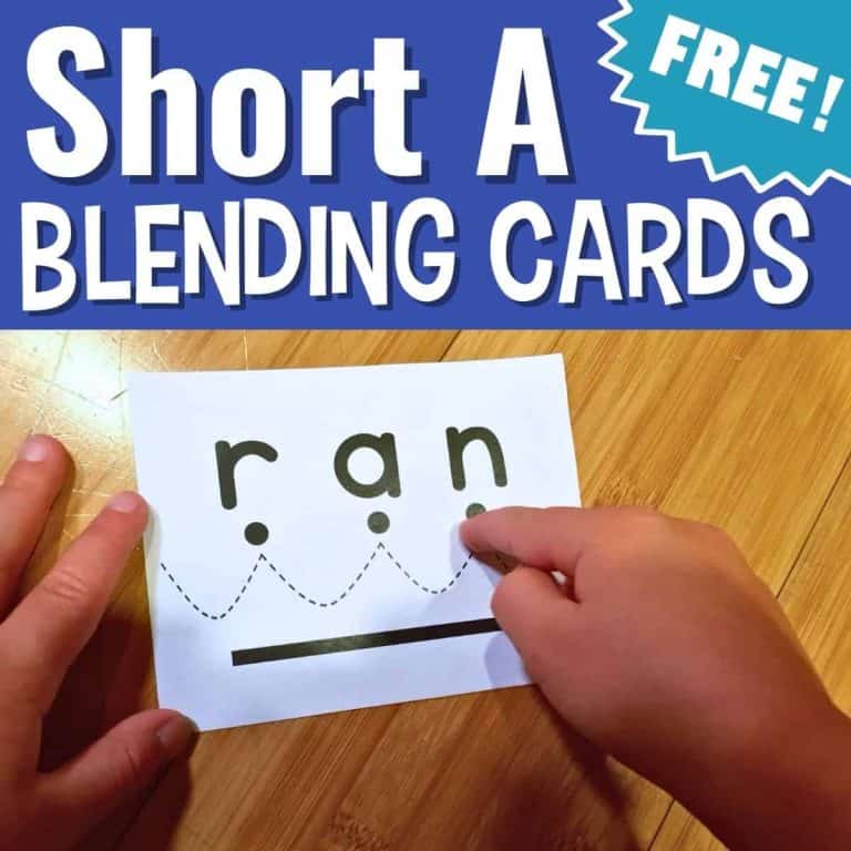 Blending Cards for Early Readers