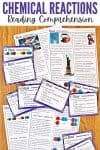 Engaging Chemical Reactions Reading and Comprehension Activities