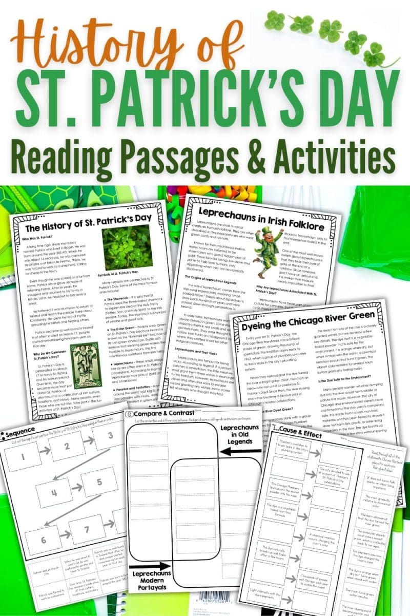 St. Patrick's Day Reading Passages & Activities