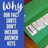 How Sorting Activities Provide Valuable Learning Experiences