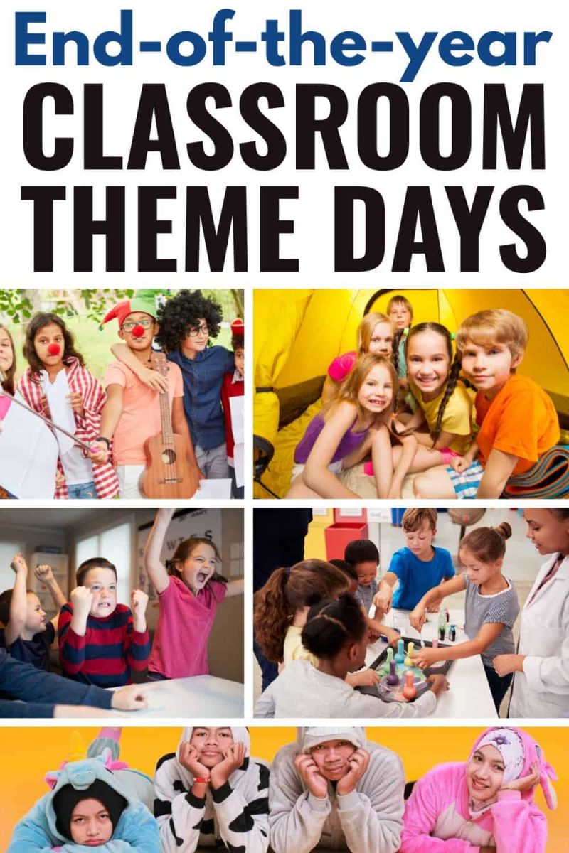 Fun Classroom Theme Days for the End of the School Year