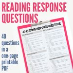 40+ Reading Response Questions to Use with Any Book
