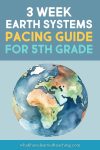 Earth's Spheres Pacing Guide for 5th Grade (Using Science Stations)