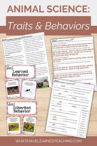 Ideas to Teach Inherited Traits vs. Learned Behaviors