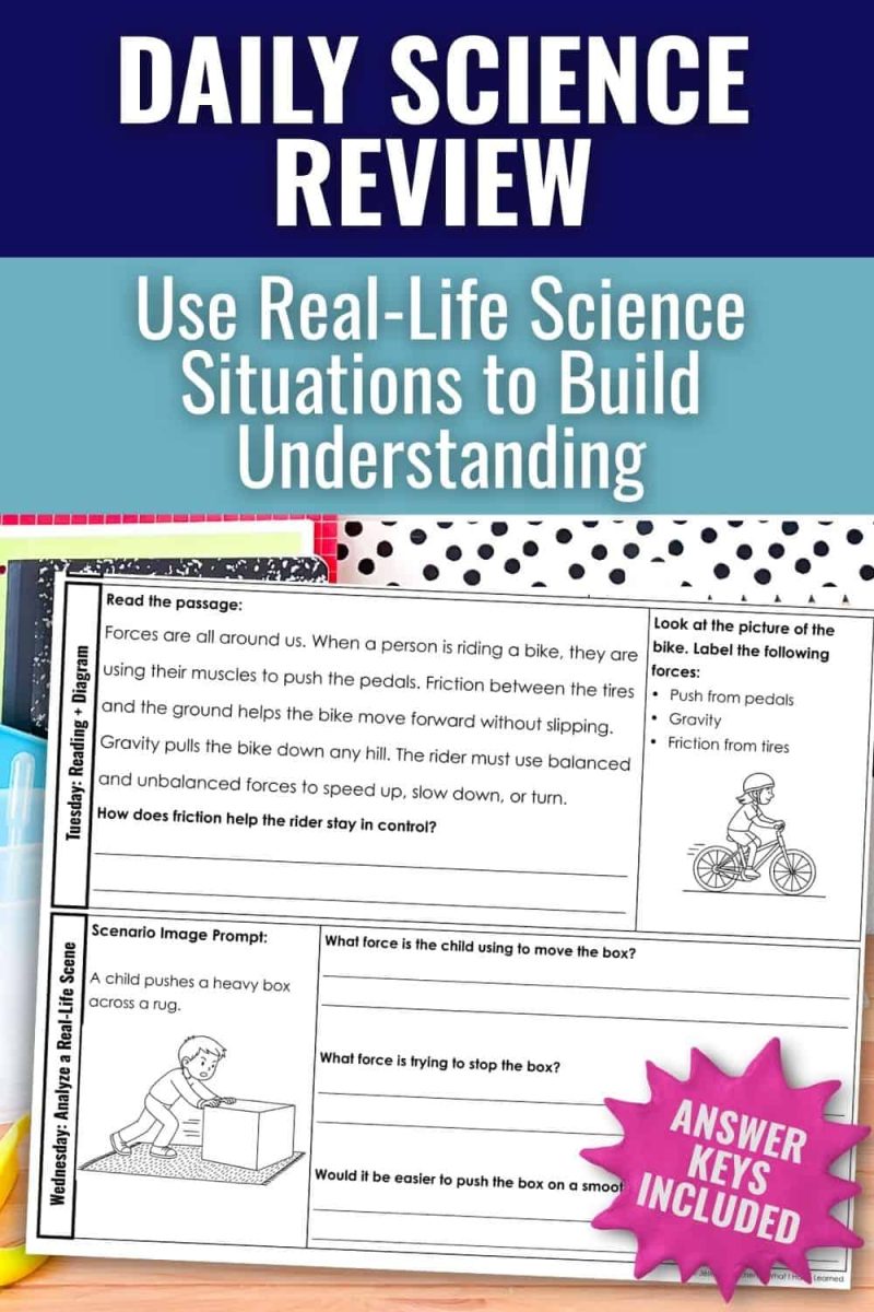 Daily Dose of Science Review for 3rd Grade