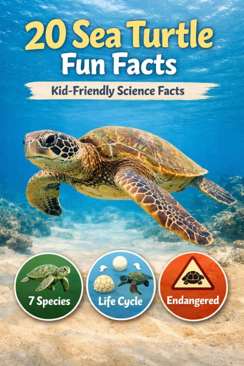 20 Sea Turtle Fun Facts for Kids (and Teachers!)