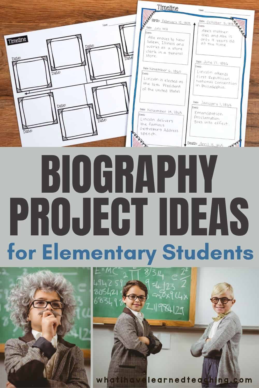 10 Biography Project Ideas for Elementary Students