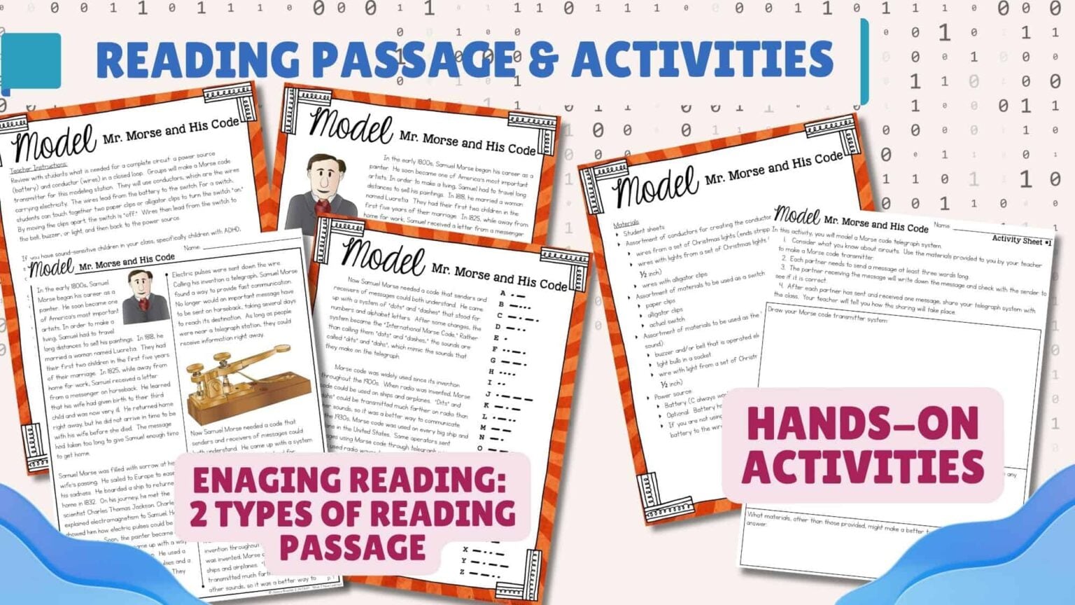 Morse Code Activity for Kids (STEM + Binary Code Lesson)